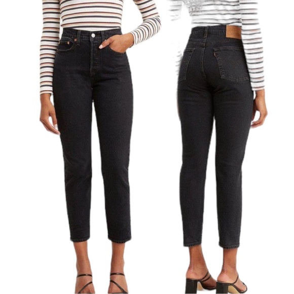 Levi's | Jeans | Levis Wedgie Icon Fit Wild Bunch Very Dark Blue High Rise Button Fly Jeans 27 ...